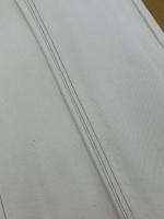 China 11.4oz White High Cotton Stretch Denim Fabric with 3/1 Twill Weave for Jeans and Jackets for sale