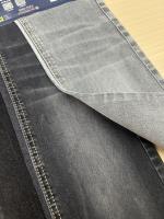 China 10.8oz High Cotton 3/1 Twill Weave Sulphur Black Stretch Denim Fabric for Classic Garments for sale
