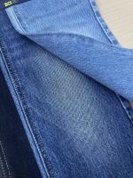 China Dark Blue 100% Cotton Denim Fabric with 3/1 Twill Weave for Rigid Denim Apparel for sale