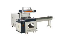 China Servo Control Automatic Shrink Wrap Machine Color Film High Speed Wrapping Machine 15Pcs/Min for sale