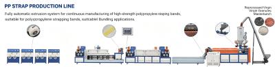 China High Capacity Strap Production Line Custom PP Strap Manufacturing Machine for sale