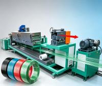 China High Speed Extrusion PET Strap Production Line with 650kg/h Output and ISO 9001 Certification for sale