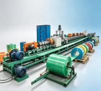 China High Speed Extrusion PET Strap Production Line with 500kg/h Output and Precision Thickness Control for sale