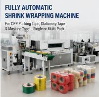 China PLC Control Automatic Packaging Line 40 - 350mm Width Range Label Packaging Machine for sale