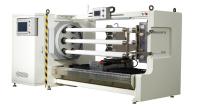 China Six Axis Automatic Cutter Machine PLC Touch Screen Masking Tape Slitting Machine Full Tension Control for sale