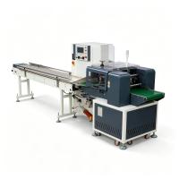 China Stable Feeding Horizontal Flow Wrapping Machine Large Roll High Speed Flow Wrapper for sale