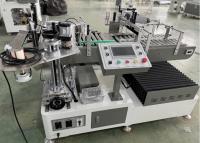 China PLC Control Double Side Labeling Machine 50pcs/min Automatic Label Applicator Machine for sale