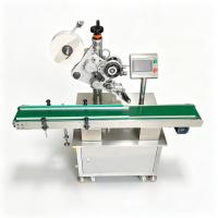China Dual Mode Automatic Labeling Machine Horizontal Round Bottle Labeling Machine PLC Control for sale