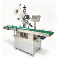 China 220V / 50Hz Automatic Flat Labeling Machine OEM Flat Label Applicator Machine Wide 350mm Label Range for sale