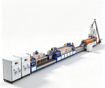 China Custom PET Strap Manufacturing Machine 380V Automatic PET Strapping Machine 30 Tons/24hr for sale