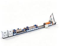 China Custom PET Strap Production Line with 50 Tons/24hr Output, Single Screw Design, and Precise Thickness Control for sale