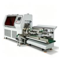 China Inline Connectable Automatic Slitting Machine Dust Adhesive Roll Horizontal Slitting Machine Adjustable Feed for sale