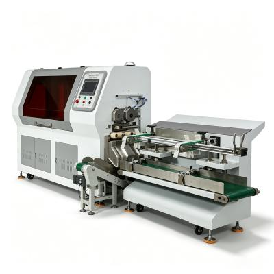 China Inline Connectable Automatic Slitting Machine Dust Adhesive Roll Horizontal Slitting Machine Adjustable Feed for sale