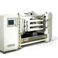 China Six Axis Simultaneous Automatic Slitting Machine Non Stop Operation Tape Slitting Machine High Output for sale