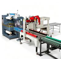 China All In One Carton Folding Machine PE Film Shrink Wrapping Machine For E Commerce Warehouse for sale