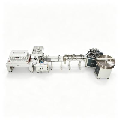 China Air Jet Automatic Packaging Line High Speed Shrink Tunnel Machine For Multi Roll Tape Bundle for sale