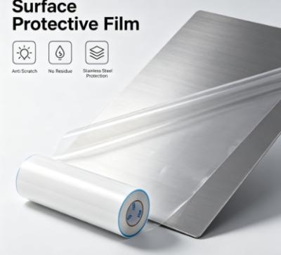 China High Adhesion Surface Protective Film for Stainless Steel Anti Scratch No Residue for sale