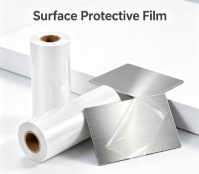 China High Temperature Resistant Surface Protective Film with No Residue Adhesive for Electronics and Metal Panels for sale