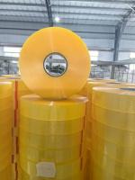 China High Tensile Adhesive Packing Tape Custom BOPP Carton Sealing Tape Transparent Yellow for sale