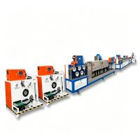 China PLC Control Plastic Strap Production Line Automatic PP Strapping Roll Making Machine for sale