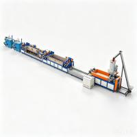 China PP Strap Production Line Single Screw Designed for Continuous Plastic Strap Extrusion and Durable Packaging Applications for sale