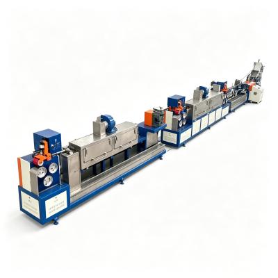 China PP Strap Production Line Double Screw Offering Stable Operation and High Output for Polypropylene Strap Extrusion Needs for sale