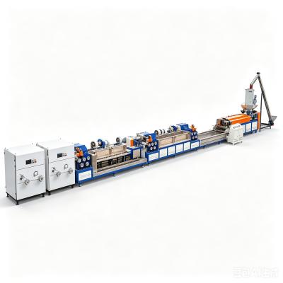 China PP Strap Production Line Double Screw Capable of Producing Polypropylene Straps with Superior Flexibility and Resistance for sale