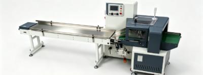 China Compact Flow Wrapping Machine Rapid Sealing Wrapping Packaging Machine for sale