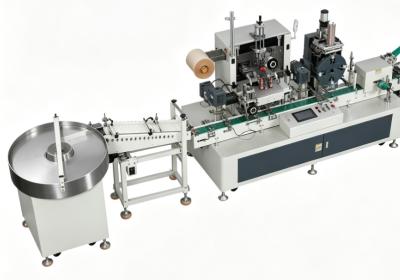 China PVC Sleeve Labeling Machine Accurate Automatic Sleeve Wrapping Machine High Speed for sale