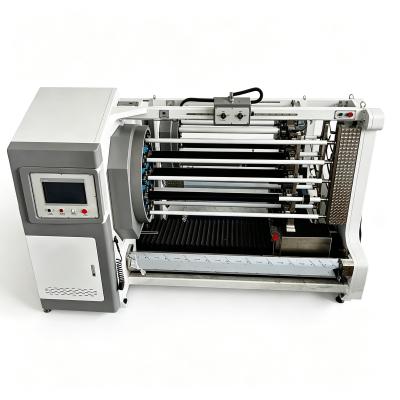 China 8 Axis BOPP Tape Cutting Machine 380V 50Hz Paper Roll Slitting Machine Multi Material for sale