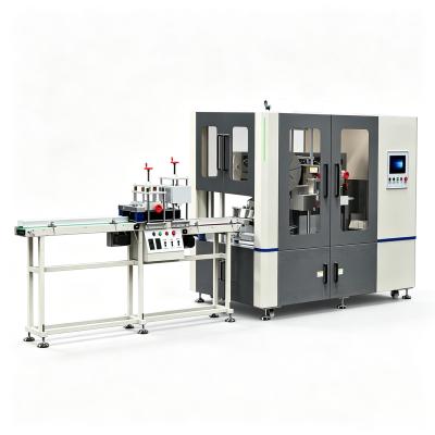 China 4 Station Heat Shrink Sleeve Machine High Speed Shrink Sleeve Label Applicator Quiet Operation for sale