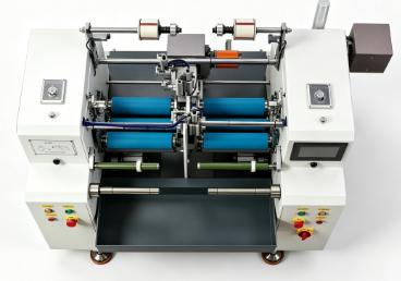 China 1000*800*600mm Automatic Rewinding Machine 220V / 380V Roll Rewinder Machine for sale