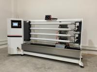 China 4 Shaft Auto Slitting Machine Automatic PLC Plastic Film Slitting Machine for sale