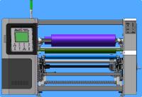 China Dual Shaft Automatic Rewinding Machine 5.5kW Servo Control Tape Rewinder Machine 18KW for sale