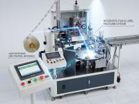 China ZRB-150A Vacuum Suction Label Sleeve Labeling Machine for Paper Card Tape Packing 0.5MPa for sale