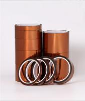 China High Temperature Polyimide Kapton Tape 0.06mm Amber Silicone Adhesive for PCB Gold Finger Masking for sale