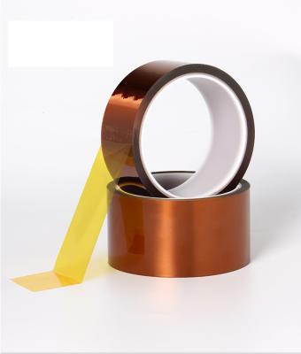 China Ultra Thin Kapton Polyimide Tape 0.05mm Silicone Adhesive for SMT PCB Gold Finger Masking for sale