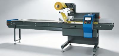 China ZR-350D5 Double Servo High Speed Flow Wrapping Machine 350mm Film Width Pillow Packer for sale