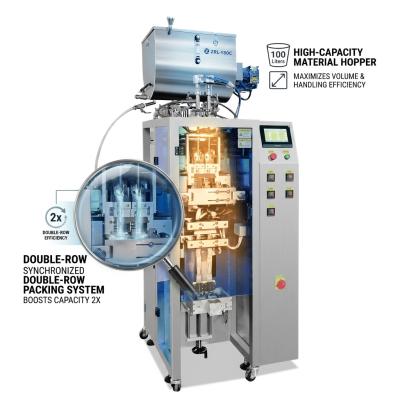 China ZRL-Y80C Dual Lane High Speed Automatic Liquid Packing Machine Flexible Sachet Forming for sale