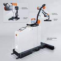 China Robotic Palletizer 180kg Payload 3100mm Reach IP54 Heavy Duty for Automatic Packaging Line for sale