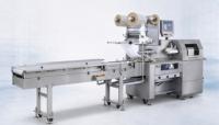 China Horizontal Flow Wrapping Machine 720mm Film Large Format Wrapper for Frozen Food Tray Packing for sale