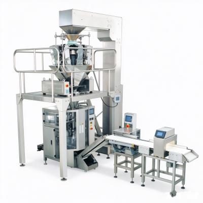 China Automatic Vertical Packaging Machine Z Type Bucket Elevator Disc Feeder Candy Packing Line for sale