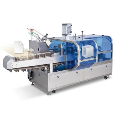 China Automatic Carton Box Packaging Line Imported Photoelectric Sensor 130-230mm Cartoning Machine for sale
