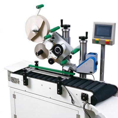 China Horizontal Round Bottle Labeling Machine ZRT-360 Circumferential Side Labeling 21 PCS/Min 300mm Label Roll for sale
