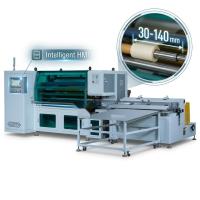 China Automatic Tape Rewinding Machine ZRF-1300 1350mm Web Plasma Coated Rollers for Kraft Paper Masking Tape for sale