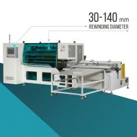 China Automatic Adhesive Tape Slitting Rewinding Machine ZRF-1300 Four Shaft Turret for BOPP Sealing Tape Production for sale