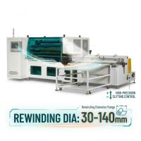 China Automatic Rewinding Machine ZRF-1300 Servo Tension Control Edge Correction for Medical Tape Wire Harness Tape for sale