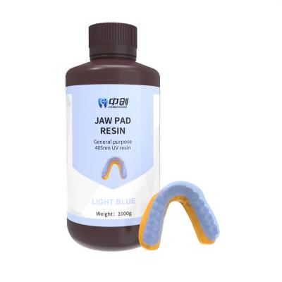 China Corrosion Resistance Soft Splint Rein Translucent Flexible Jaw Pad Resin for sale
