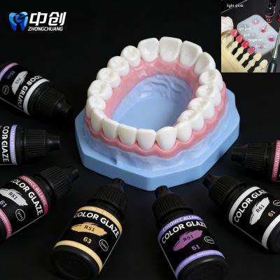 China Certified Medical-Grade Materials Light-Curing Dental Resin Glaze for Natural Color Levels and Strong Biocompatibility for sale