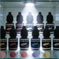 China 18 Colors Multicolor Glaze Set - 4 Piece Set Operation Efficiency Curing In A Few Seconds Under Light 20*50cm for sale